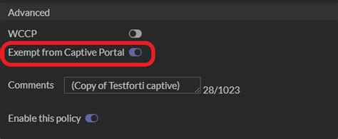 Technical Tip Setting Up A Captive Portal For Net Fortinet Community