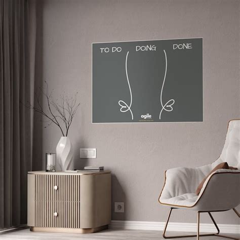 Agile Tote Bag Agile Values Principles Scrum Kanban Tote Black Etsy