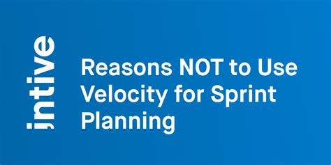 reasons not to use velocity for sprint planning by spark digital intive developers medium
