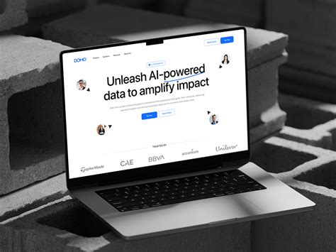 Ai Analytics Landing Page Behance