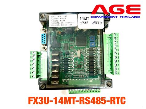 Fx3u 14mt Rs485 Rtc Plc Module