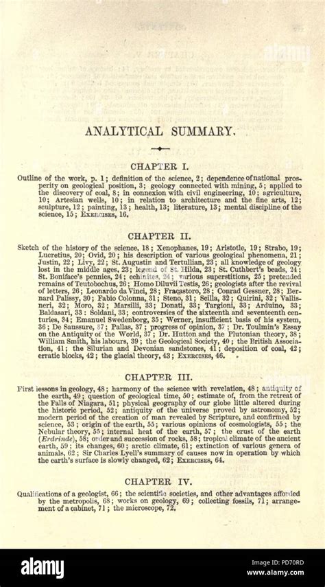 An Introduction To Geology Stock Photo Alamy