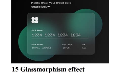 15 Css Glassmorphism Effects Demo Code