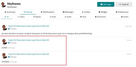 Sujet I2c Mauvaise Manip Sujet Ecran Oled I2c Français Arduino Forum