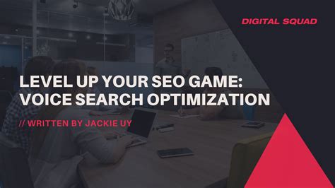 Voice Search Optimization Digital Squad