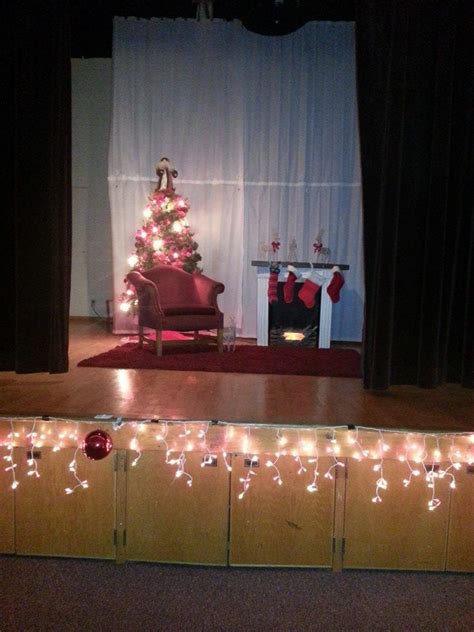 Polar Express Ward Christmas Party Santa On Stage Polar Express
