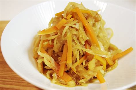 切り干し大根の煮物 ひらがなレシピ：外国人に日本の家庭料理を伝えるレシピサイト