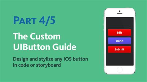 45 Custom Uibutton With Highlighted Background Images In Xcode Youtube