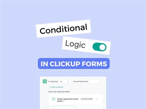 Dasilva Life On Linkedin How To Use Conditional Logic In Clickup Forms Dasilva Life