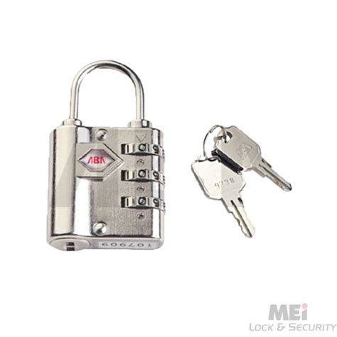 Combination Padlock With Key