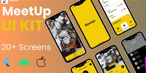 Meetup Dating App Flutter App Ui Kit By Blactron Codester