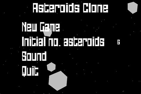 Github Misanthropicbit Sdl Opengl Asteroids An Asteroids Clone That I Wrote A While Ago