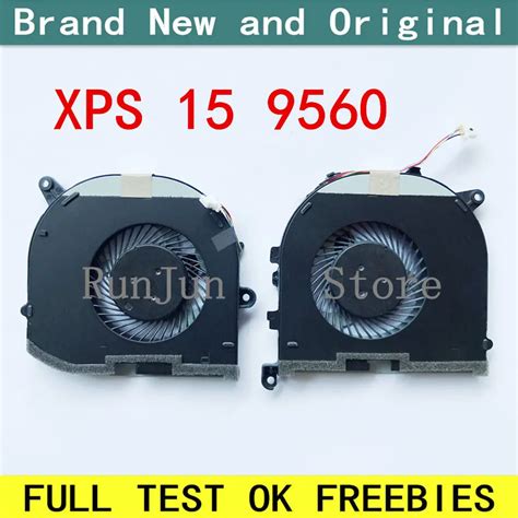 Laptop Cpu Gpu Cooling Fan Cooler Notebook Pc For Dell Xps 15 9560