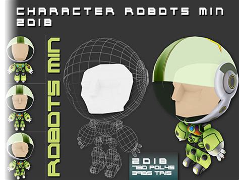 Robots Min Pack 3d 로봇 Unity Asset Store