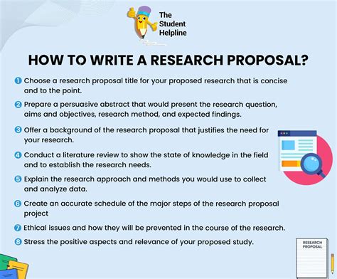 How To Write A Research Proposal Template Tips And Example