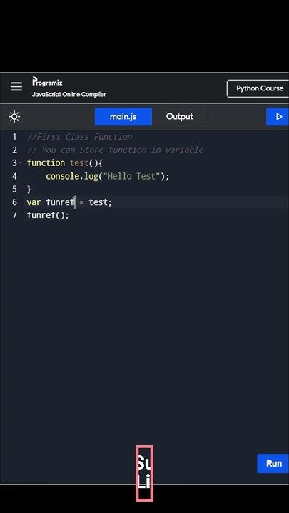 Javascript Function First Class Citizen Js Frontenddevelopment
