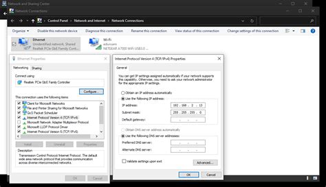 PYNQ Z Point To Point Network Connection Failure Support PYNQ