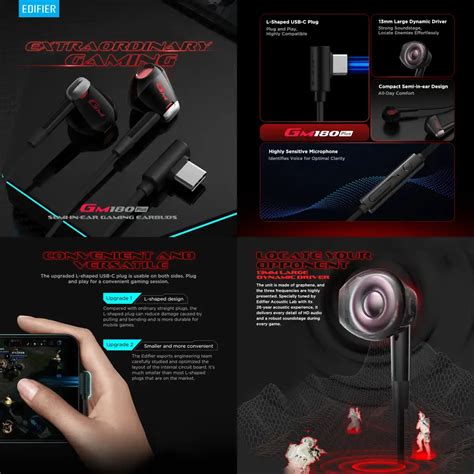 Edifier Gm180 Plus Type C Wired Earphones Best Price In Bd