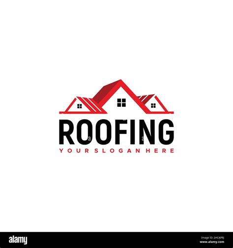 Roofing Logo Design Premium Vector Roofing Logo Design For Real