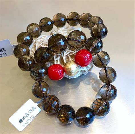茶晶 煙水晶 媧石皇家 水晶蜜蠟玉石 台北水晶