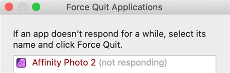 Affinity Photo 204 Wont Launch Due To Unmounted Nas And Forcing Reset Ctl Launch Doesnt