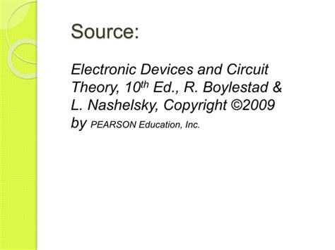 Field Effect Transistor Biasing And Configuration Ppt
