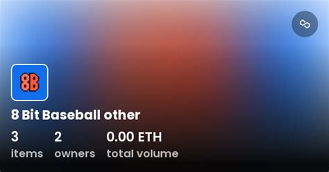 8 Bit Baseball Other Collection Opensea