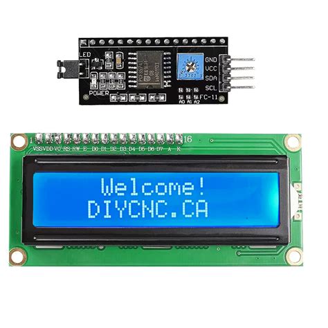 1602 Lcd I2c Compatible With Arduino Raspberry Pi Pico Esp32 Esp8266