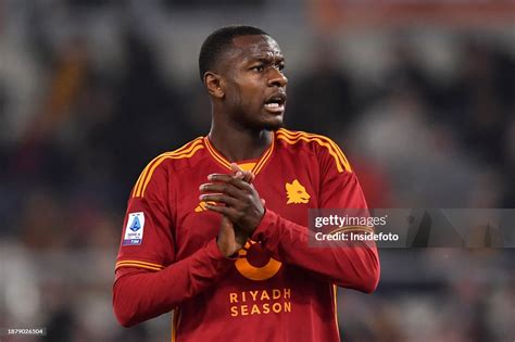 Evan Ndicka Of As Roma During The Serie A Football Match Between As