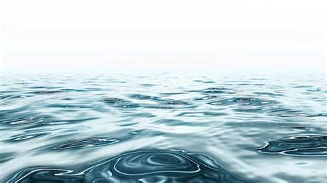 Premium Photo Serene Ocean Surface With Gentle Ripples Generative Ai