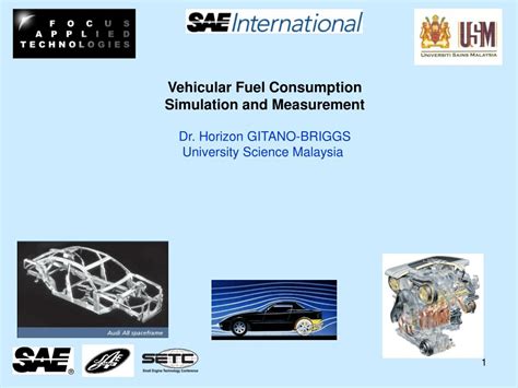 Ppt Vehicular Fuel Consumption Simulation And Measurement Dr Horizon