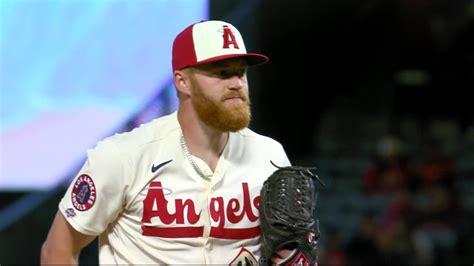 Sam Bachman Strikes Out Four Batters In His Debut 05 26 2023 Los Angeles Angels