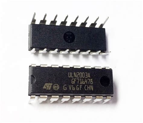 2pcs Lot Stmicroelectronics Uln2003a Darlington Transistor Array Npn