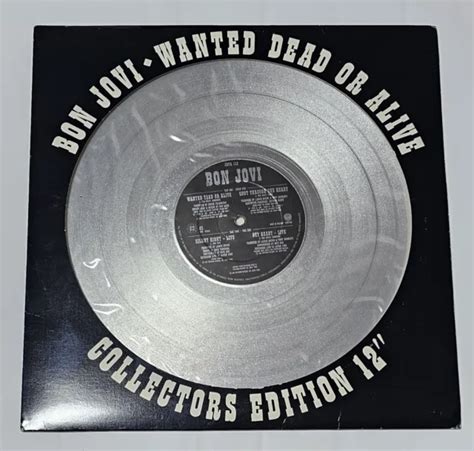 Bon Jovi Wanted Dead Or Alive Ltd Edn 12 Single Vinyl Record