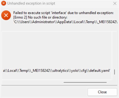 Python A Problem With Convert Yolov Recognition Sys To Exe By Pyinstaller Stack Overflow