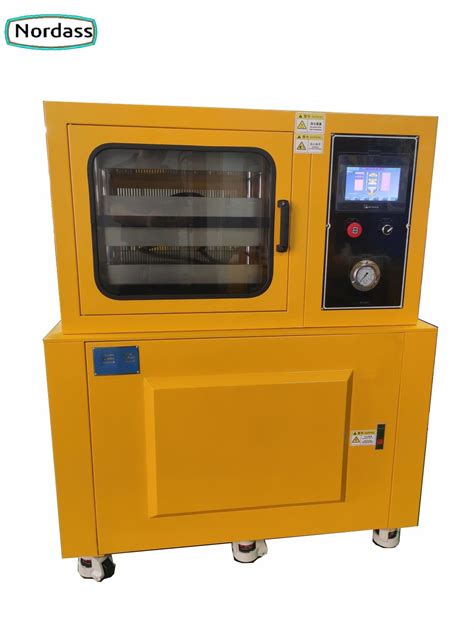 Plc Control Small Hydraulic Press Machine Lab Hydraulic Vulcanizer Lab Press Machine And Plate