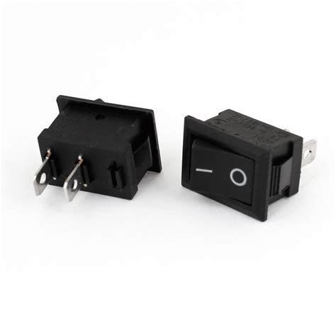 BHBD-2 шт. Авто AC 6A/250V 10A/125V 2 Pin 2 положения вкл/выкл Кулисный ...