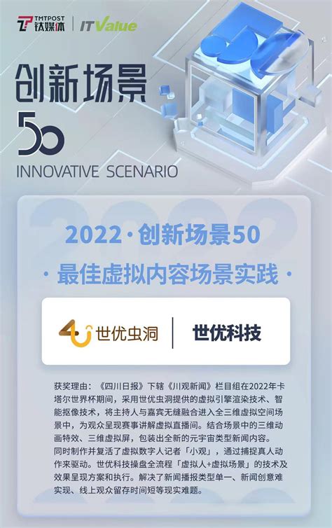 世优科技虚拟直播saas平台 世优虫洞入选钛媒体「创新场景50」榜单 知乎