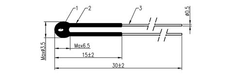 epoxy resin ntc thermistor sensor for air conditioner