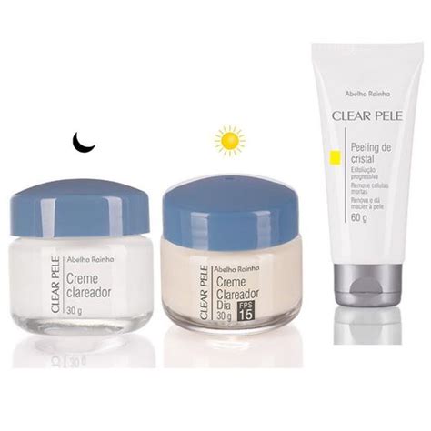 3 Cremes Clareador Para O Rosto Melasmas Sardas E Marcas Sol Abelha
