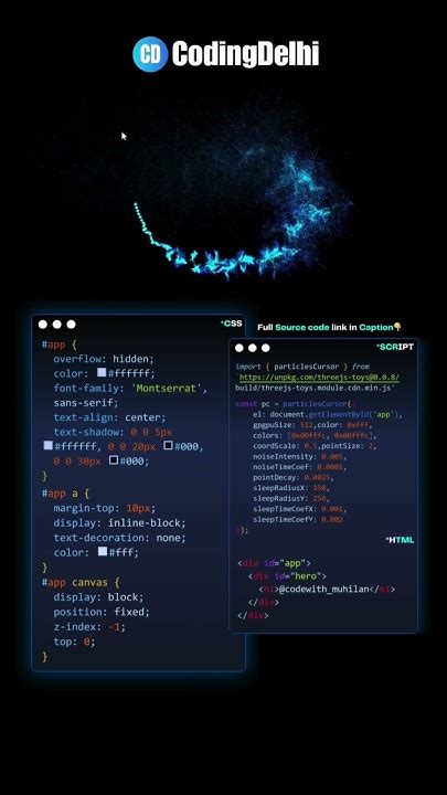Threejs Magic Cursor Youtube