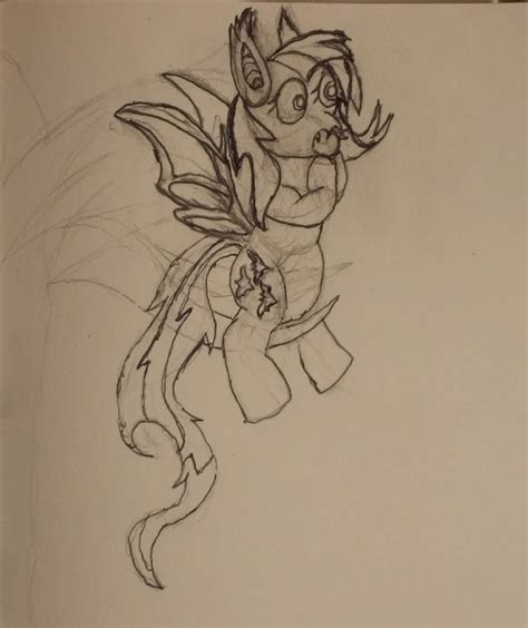 Flutterbat In A Tree Atg Day 3 By Starlight Flux On Deviantart