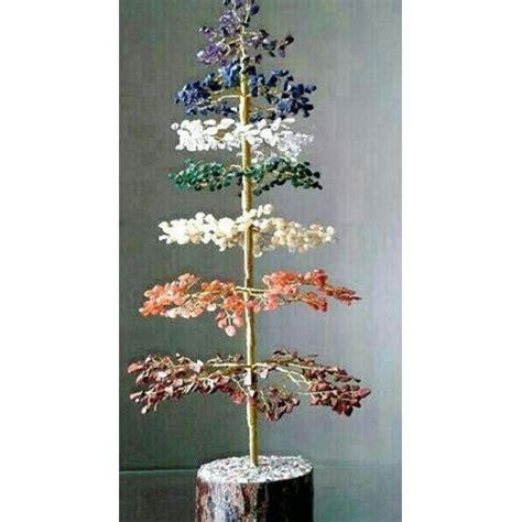 Gemstone Chakra Artificial Tree At In Khambhat ID