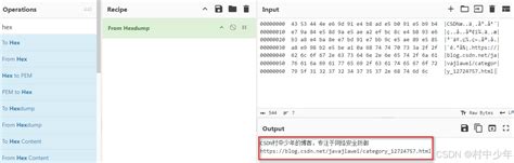 cyberchef 辅助网络安全运营 数据格式转换 cyberchef unicode csdn博客