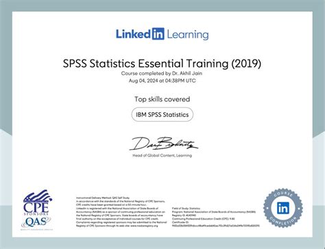 Dr Akhil Jain On Linkedin Spss Dataanalysis Statistics