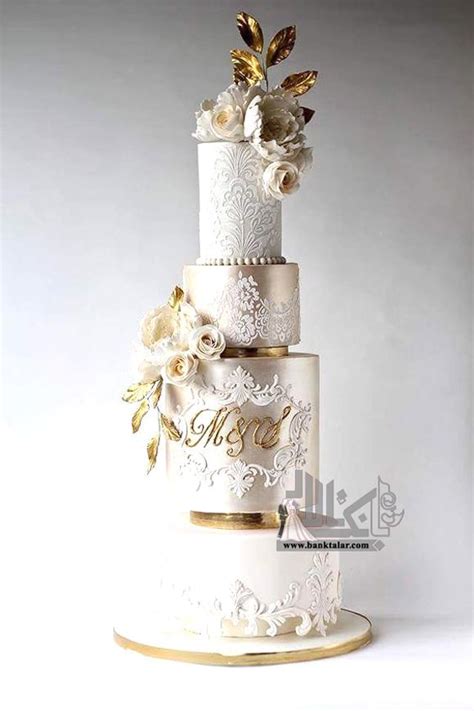مدل کیک فوندانت خاص و مدرن ویژه عقد و عروسی
