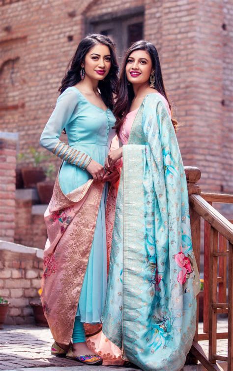 Miss Nepal Beauties Cladded On Muku Designs Glamour Nepal