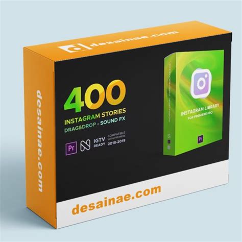 Instagram Library For Premiere Pro Project Files Desainae