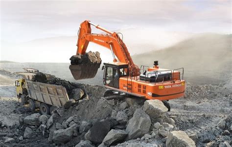 Launch Of The Zx H Hydraulic Mining Excavator Tata Hitachi
