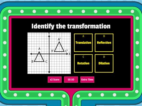 Types Of Transformations Gameshow Quiz